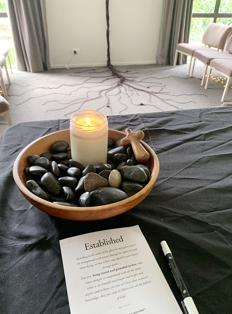 Contemplative space: Grounded – C R E A T I V E P R A Y E R S P A C E